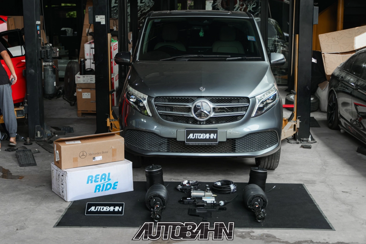 "VITO อัพเกรดช่วงล่าง" Airmatic Real Ride Suspension for Benz Vito & V ...