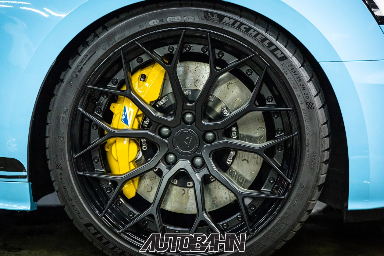 "BLUE AND YELLOW" Audi A5 with Alcon RC6 Brake | Autobahn Thailand