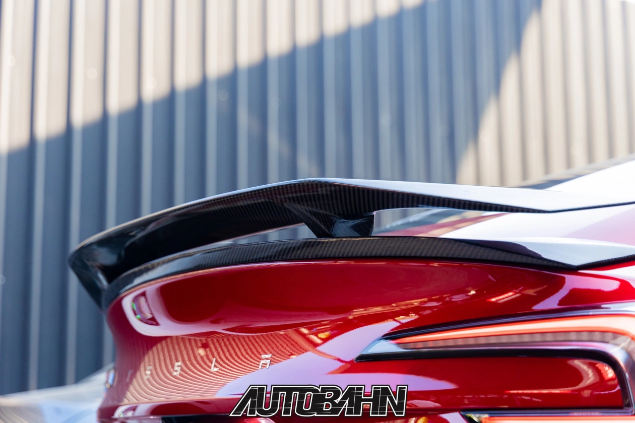 "INSANE DOUBLE SPOILER" Tesla Model 3 HL ชุดแต่ง CMST คาร์บอนรอบคัน ...