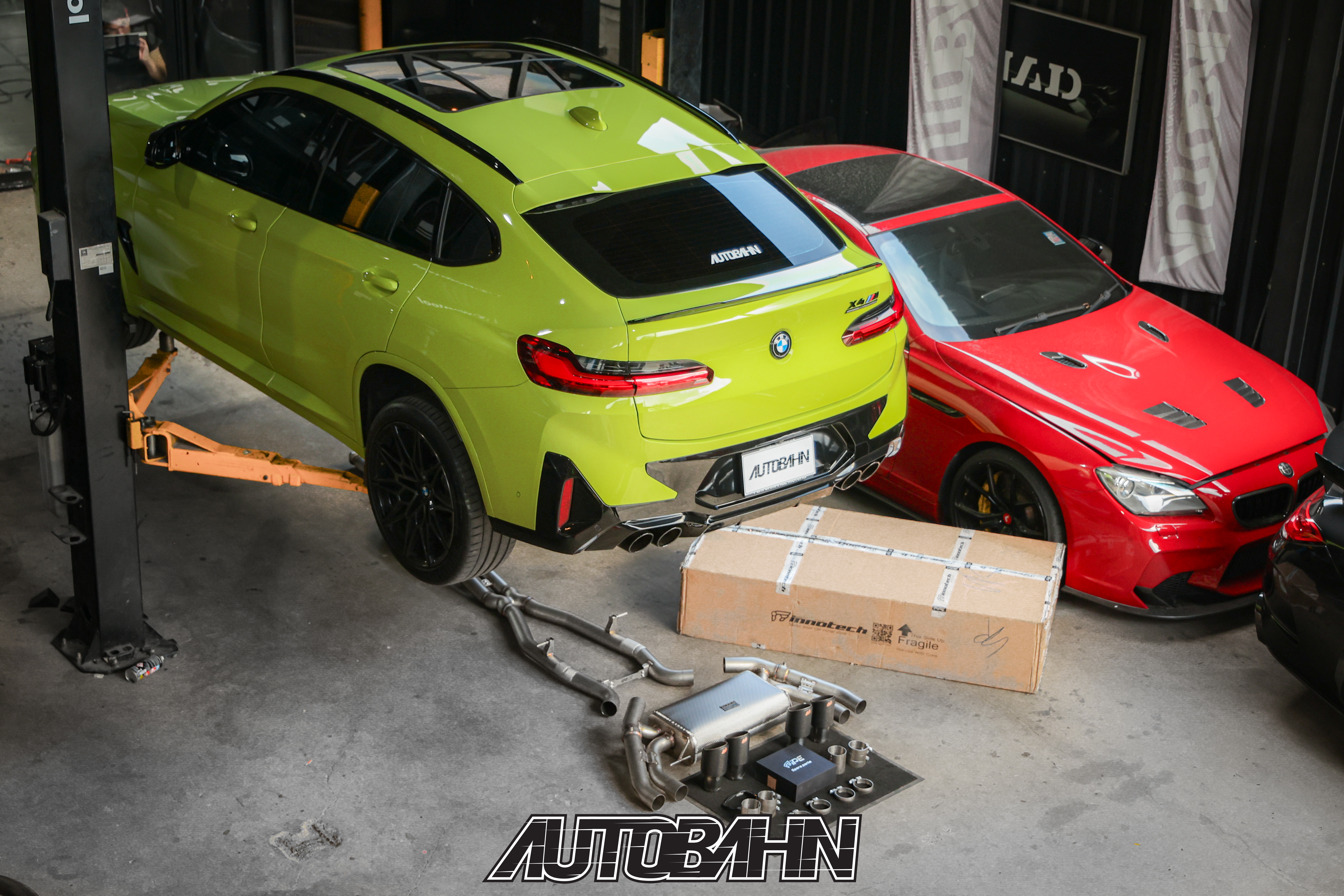 BMW X4M Competition LCI x ท่อไอเสีย iPE Innotech Performance Exhaust ...