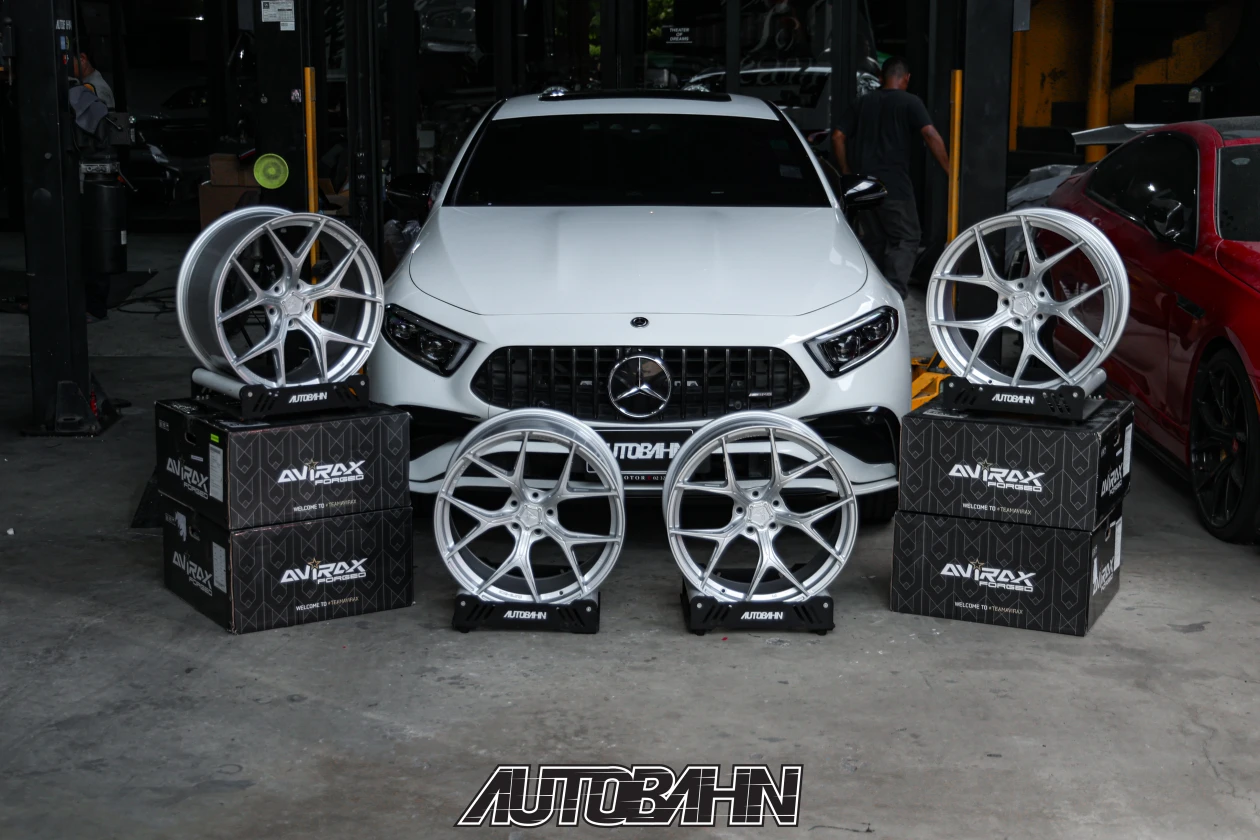 Mercedes-Benz AMG CLS53 Avirax Forged DURA-ACE F1 (Candy Silver) 20 ...