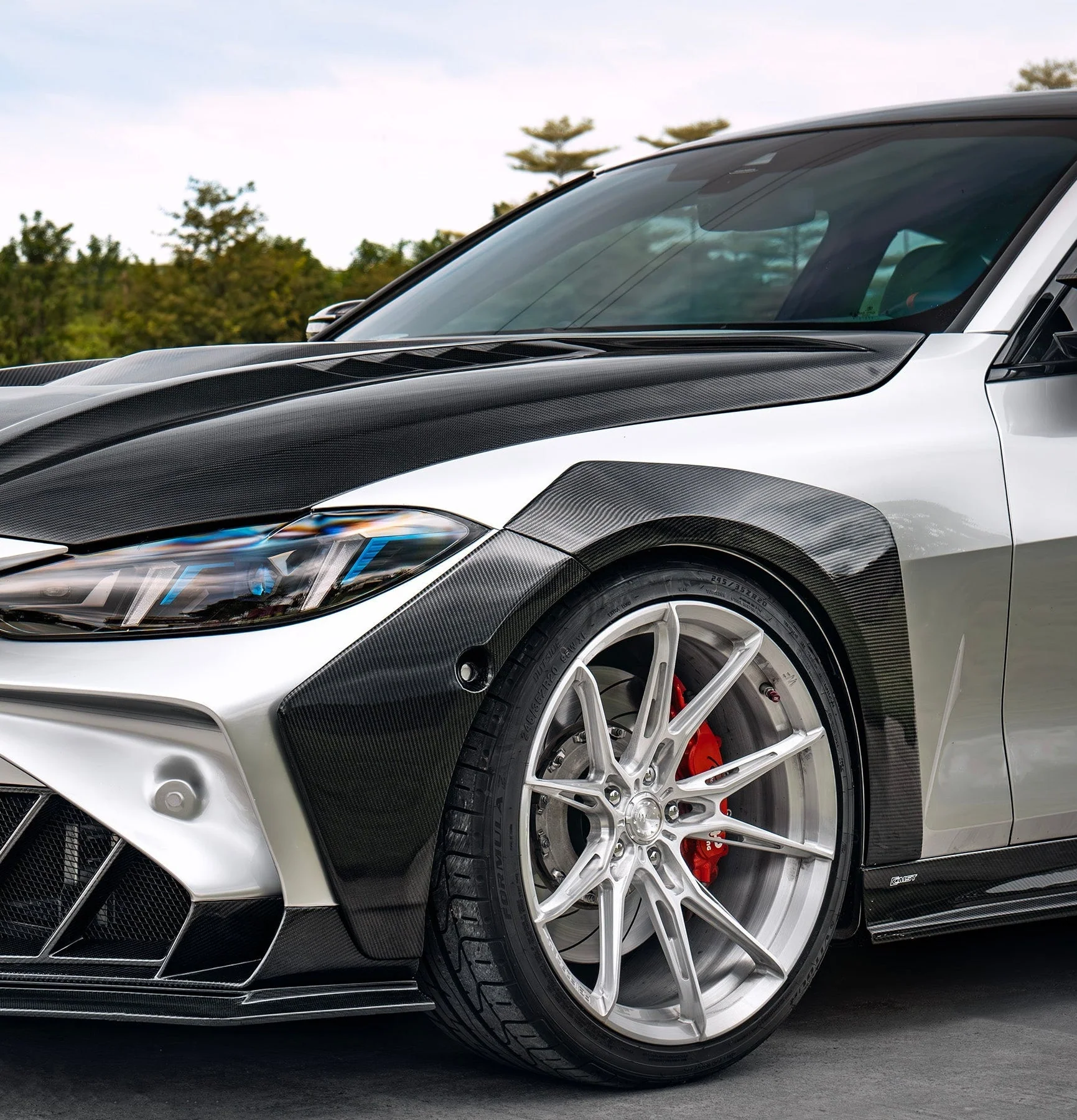 CMST Tuning HORIZON แก้มข้าง Flares Wheel Arches for BMW 4 Series M440 ...