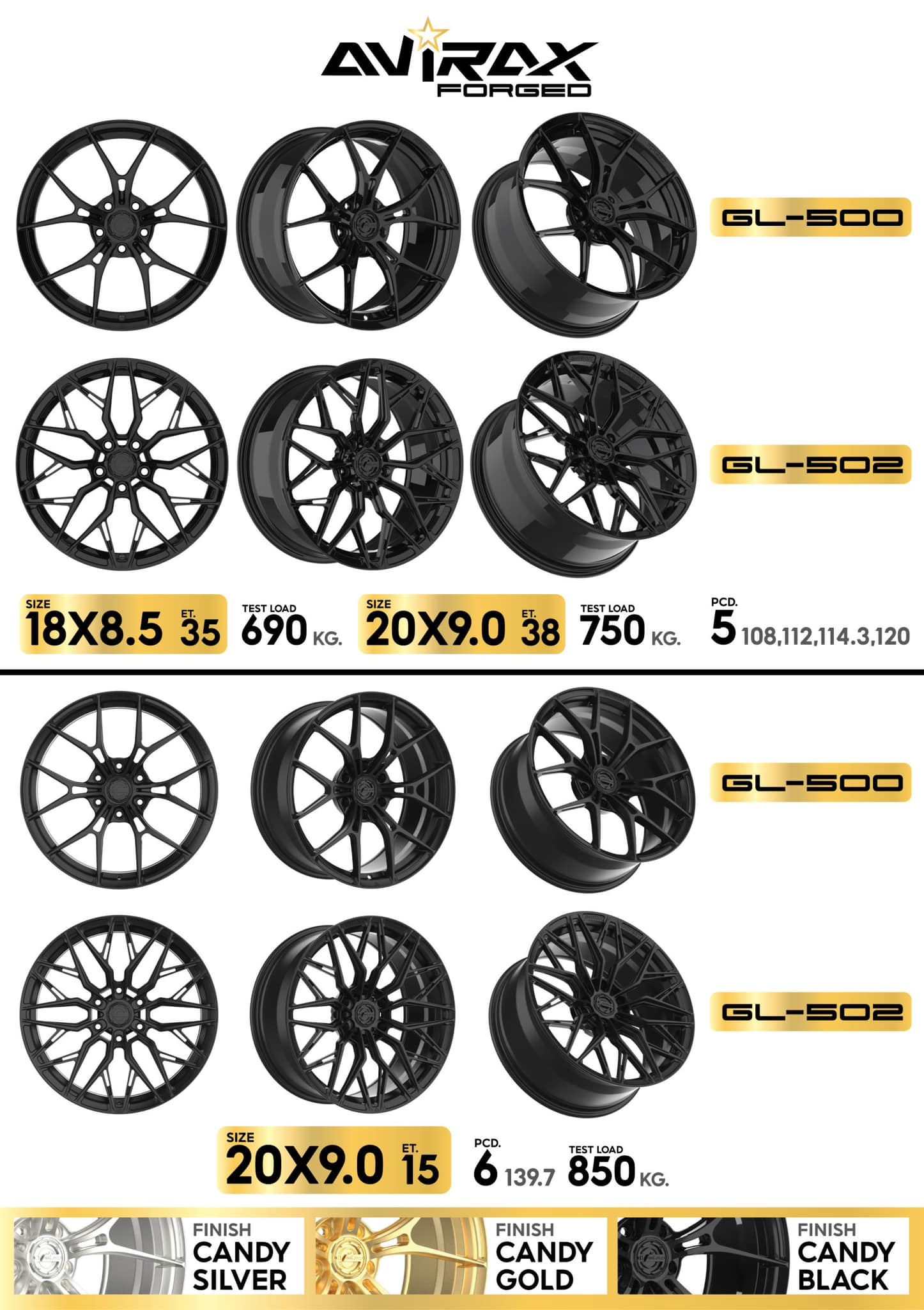 AVIRAX Forged Wheels | Autobahn Thailand